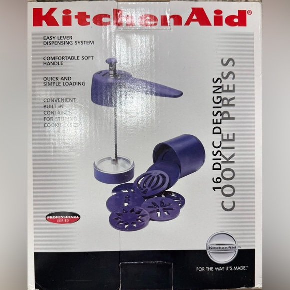 KitchenAid | Kitchen | Kitchenaid Cookie Press Professional Series 6 ...